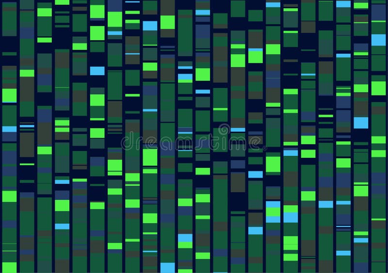 DNA Genomic Test, Genome Map Stock Vector - Illustration of abstract ...