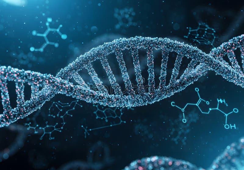 Dna Graphic Illustration Molecular Design Stock Illustration ...