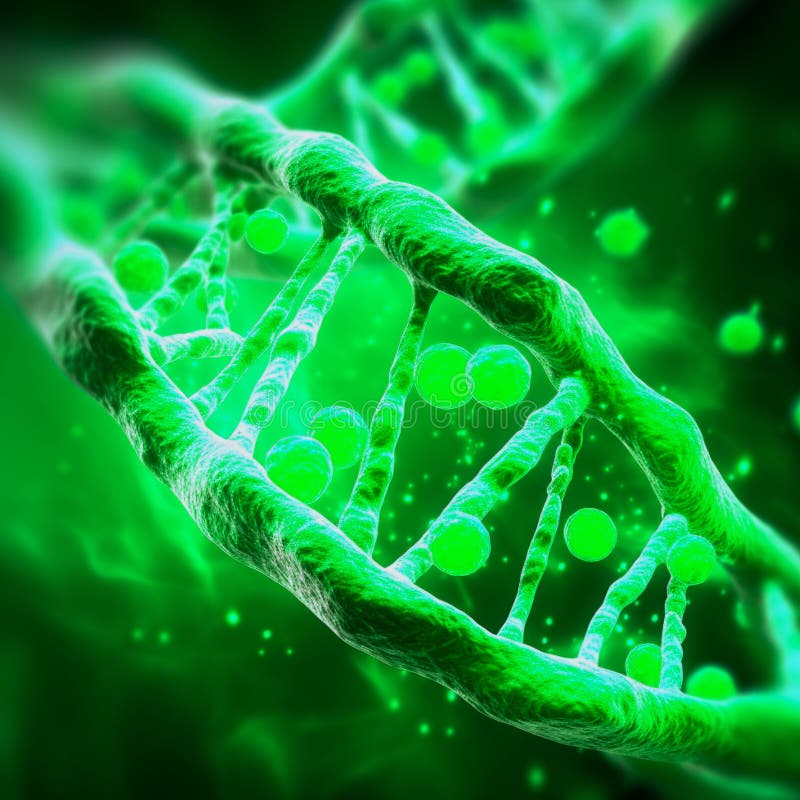 DNA Green stock illustration. Illustration of blood - 282819904