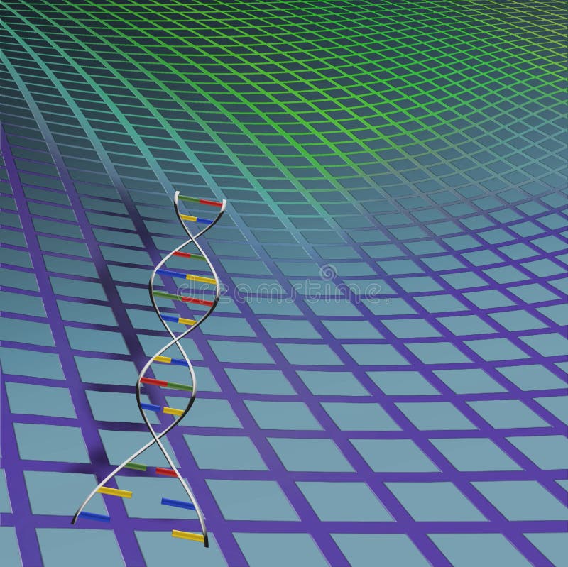 DNA Grid stock illustration. Illustration of background - 1062408