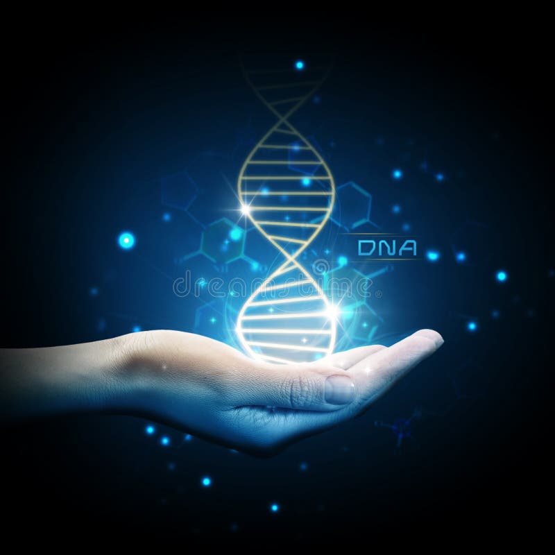 DNA strand question mark stock illustration. Illustration of cytosine ...