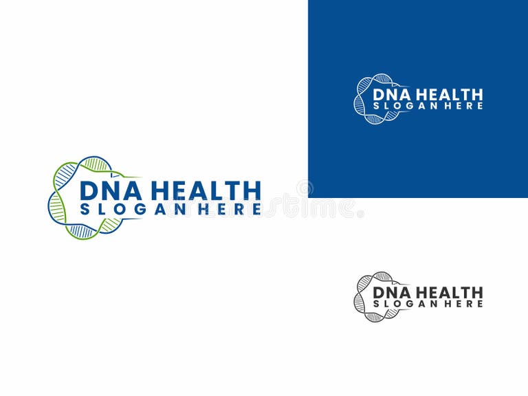 DNA Health Logo Design Vector. Modern Science Logo Vector. Bio Tech ...