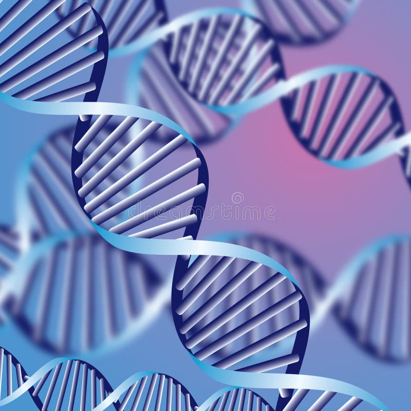 DNA helix stock vector. Illustration of biotech, microscopic - 26176396