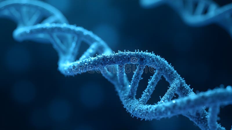 DNA Helix Animation, Image Created Using AI Stock Photo - Image of ...