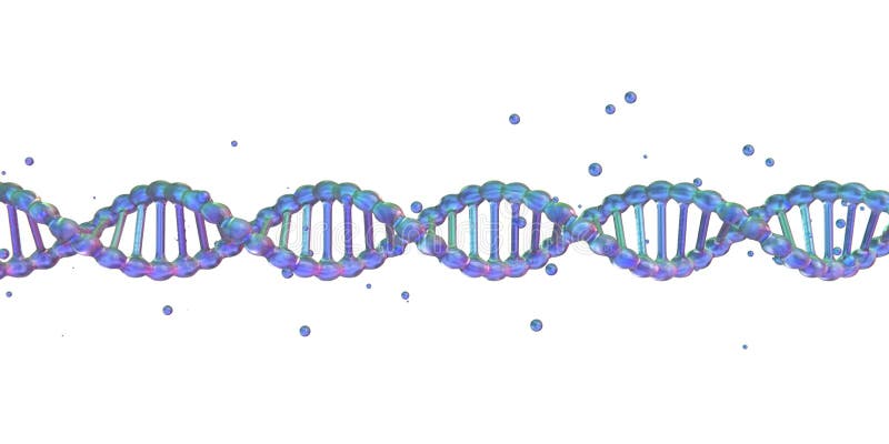 DNA Helical Structure stock illustration. Illustration of molecule - 932211