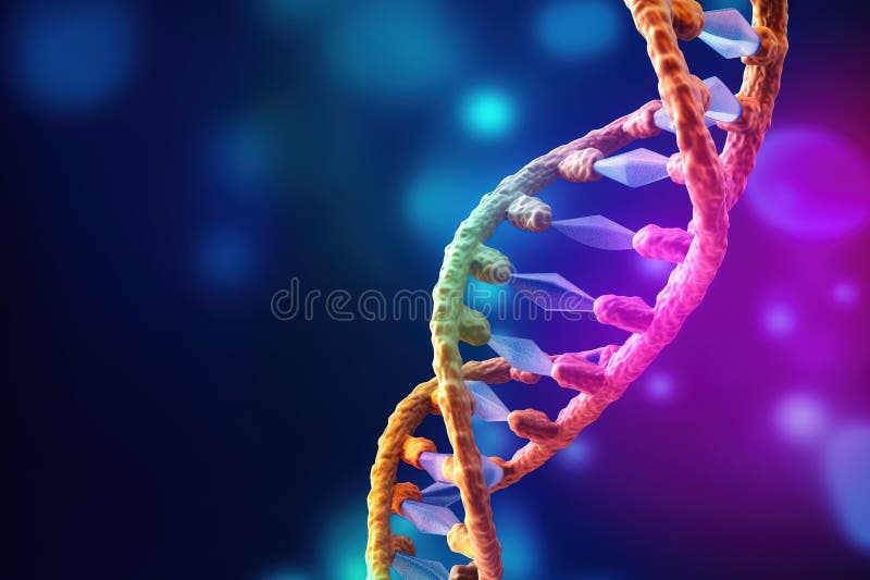 Dna Helix. Creative Background Dna Structure. Dna Molecule Stock ...