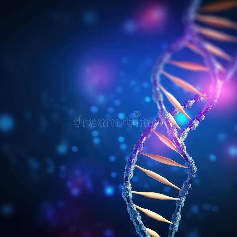 Dna Helix. Creative Background Dna Structure. Dna Molecule Stock ...