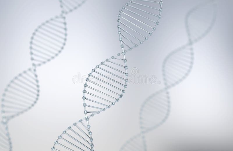 DNA Helix, Design Element Of Molecule Or Atom Stock Illustration ...