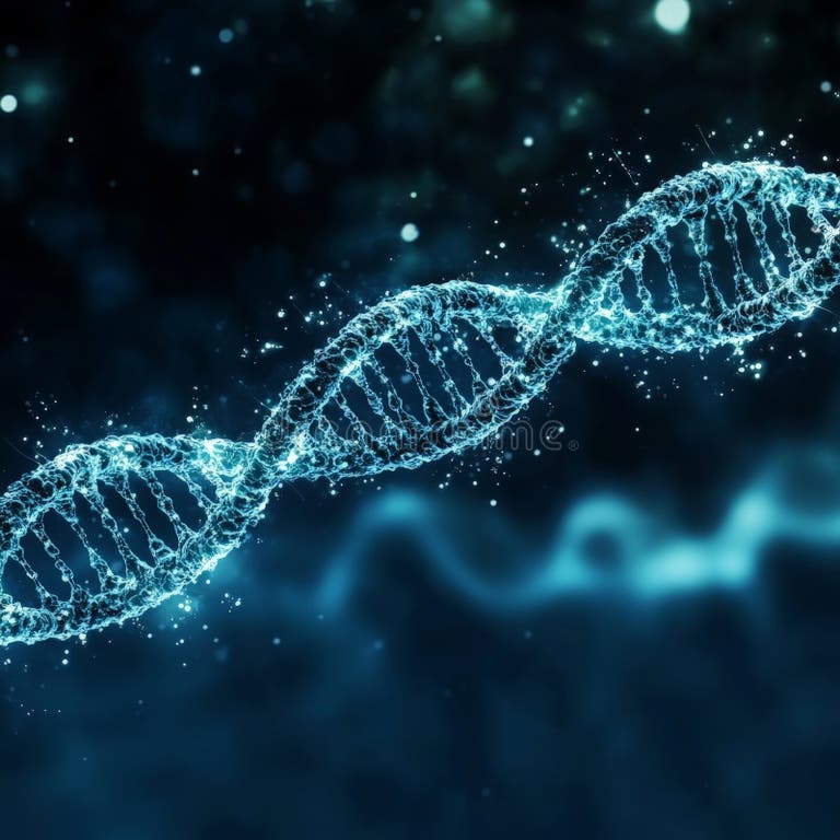 DNA Helix Digital Technology, Cutting-edge Science and Biotech Concept ...