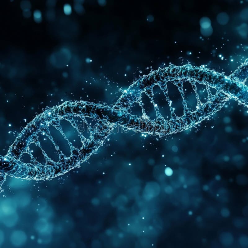DNA Helix Digital Technology, Cutting-edge Science and Biotech Concept ...