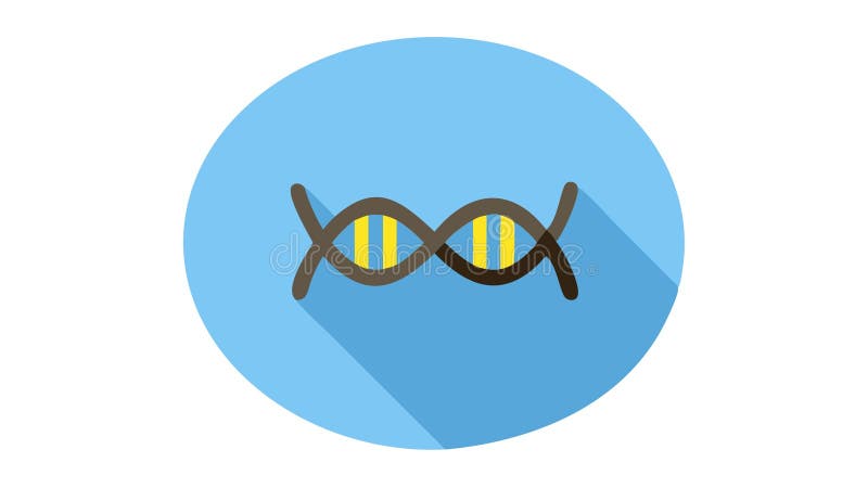 DNA Helix Icon for Science and Biology, Vector Design Generative AI ...