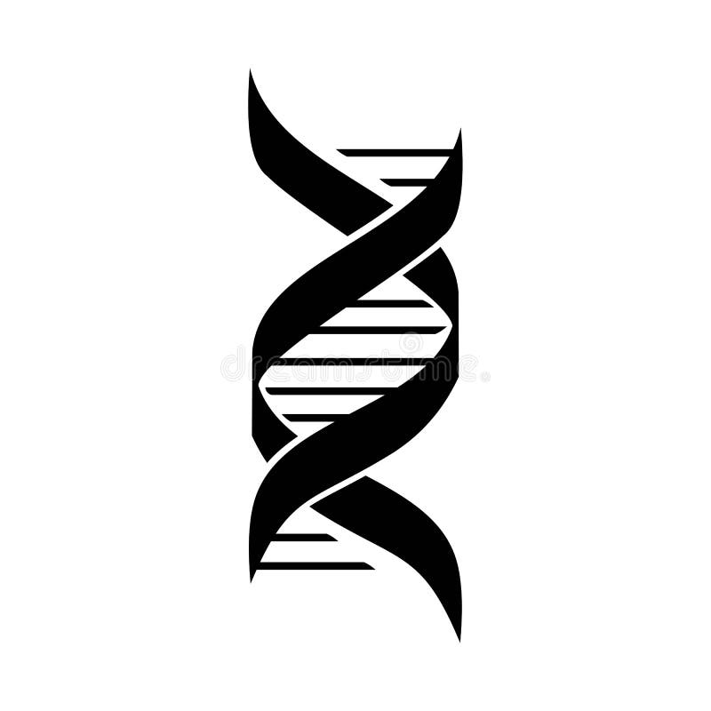 DNA Helix Icon stock vector. Illustration of graphic - 172197822