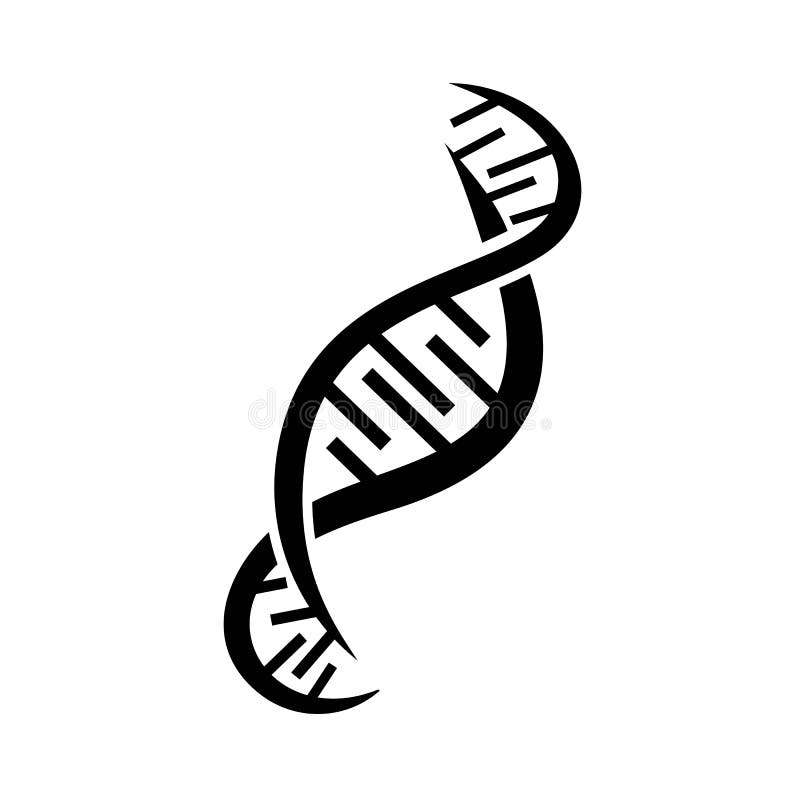 DNA Helix Icon stock vector. Illustration of design - 172197905