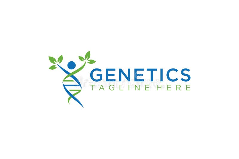 DNA Helix Logo Template. Genetics Vector Design. Biological ...