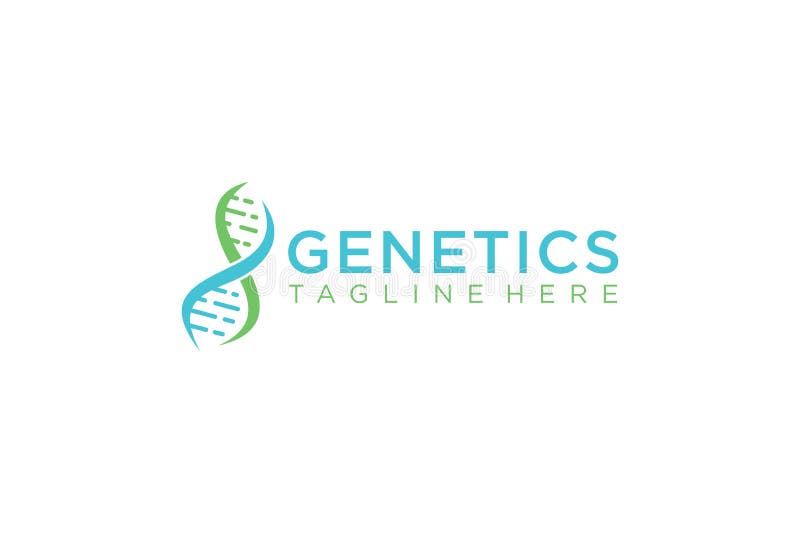 DNA Helix Logo Template. Genetics Vector Design. Biological ...