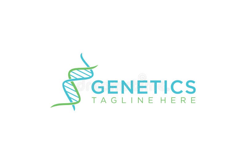DNA Helix Logo Template. Genetics Vector Design. Biological ...