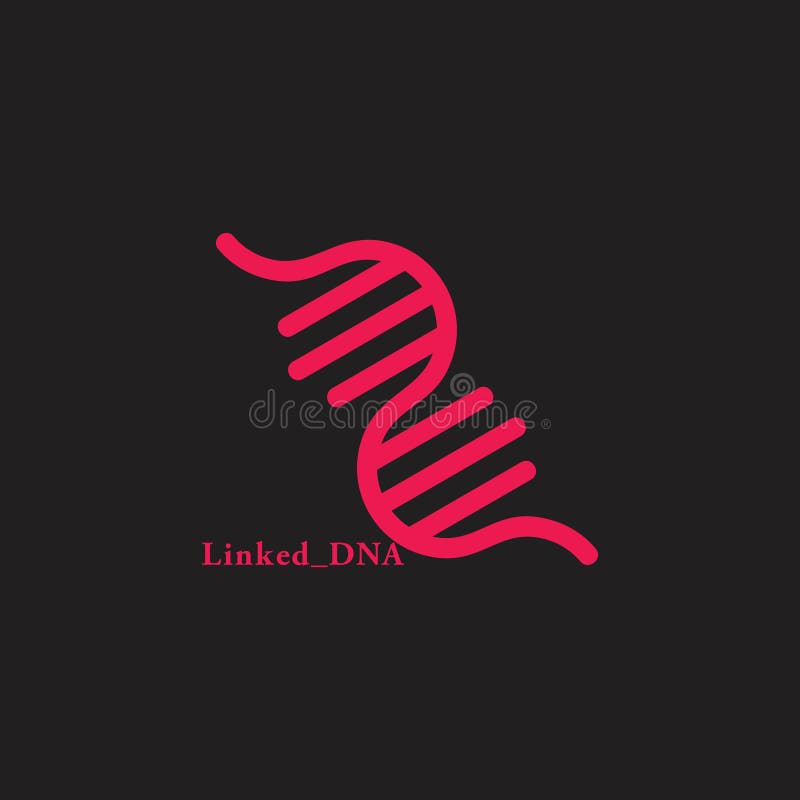 Dna Helix Symbol Logo Vector Stock Vector - Illustration of genetic ...