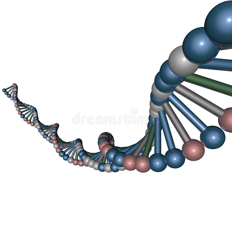 DNA helix stock illustration. Illustration of acids, cell - 31595788