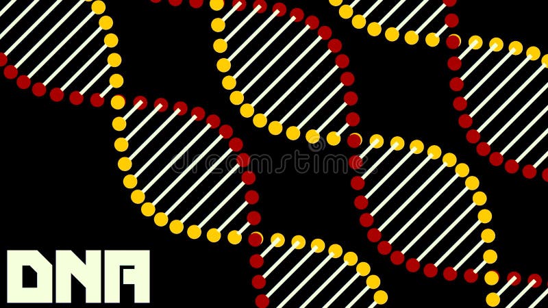 DNA Human Structure. Design. Schematic Colorful DNA Spiral, Science for ...