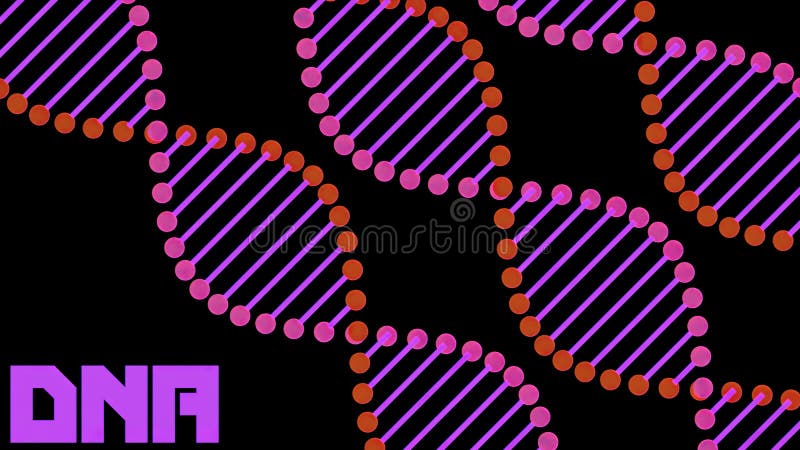 DNA Human Structure. Design. Schematic Colorful DNA Spiral, Science for ...