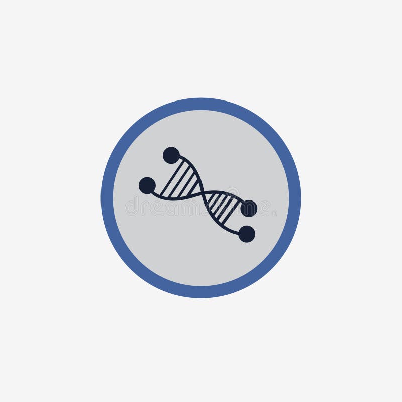 Vector DNA icon stock illustration. Illustration of bright - 101865440