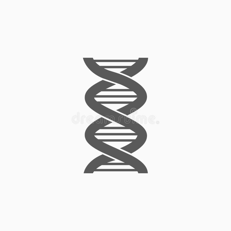 DNA Icon, Deoxyribonucleic Acid Vector, Science, Chromosome Stock ...