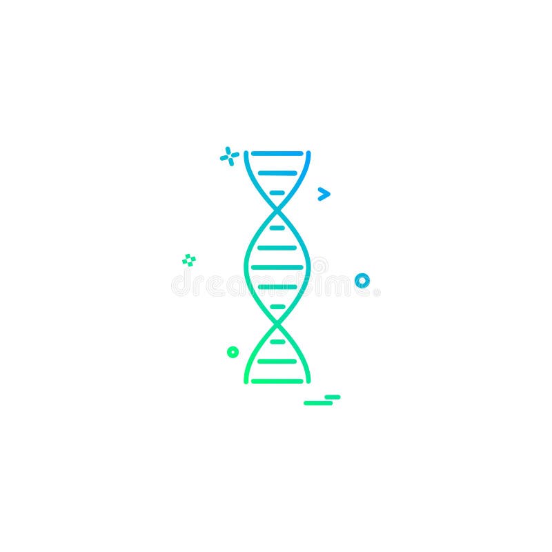 DNA icon design vector stock vector. Illustration of chemistry - 132411832