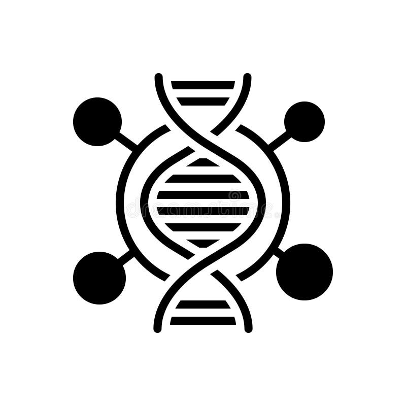 Mix Icon for Genetic, Heredity and Medical Stock Vector - Illustration ...