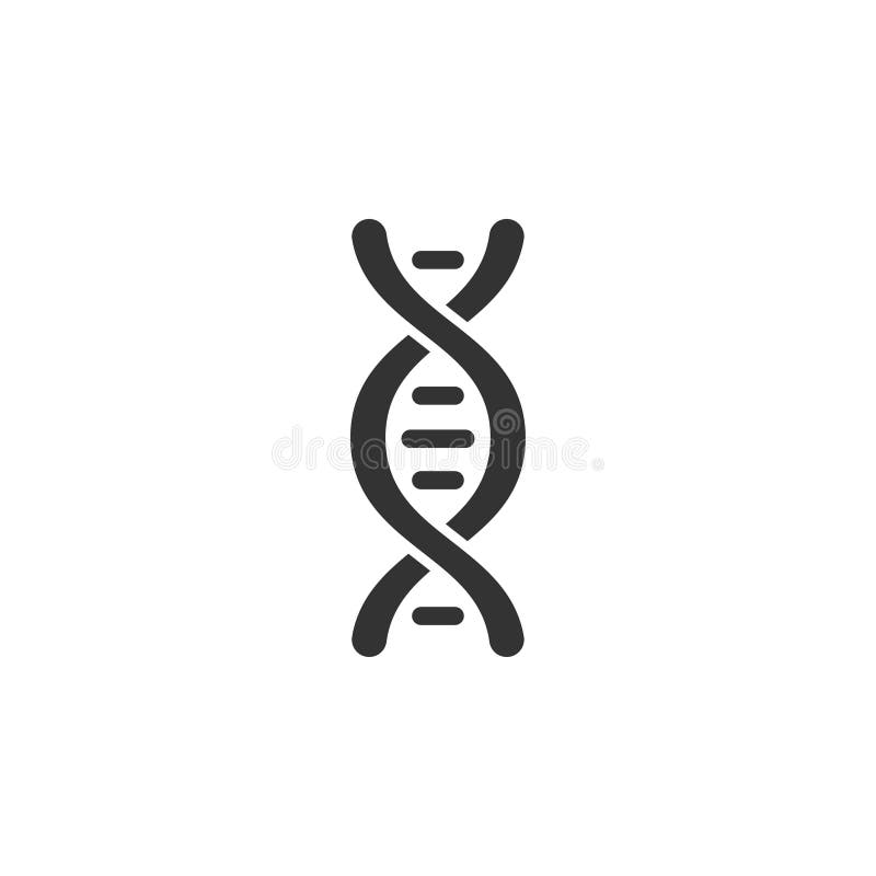 Dna Icon Graphic Design Template Vector Stock Vector - Illustration of ...