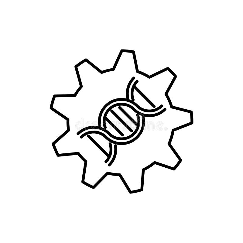 DNA Icon, Illustration Design Template Stock Vector - Illustration of ...