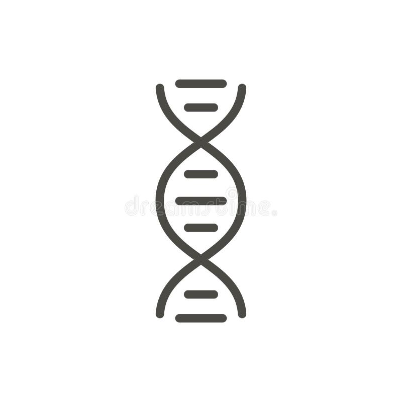 DNA, Genetic Symbol - People, Man and Woman Icon Stock Vector ...