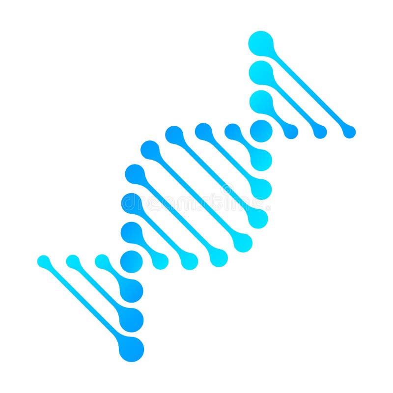 DNA Icon Vector RNA Gene Fun Funny Chromosome Line Icon Structure ...