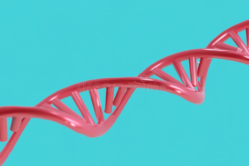 DNA. Illustration of the Molecular Structure of DNA Strands of Human ...