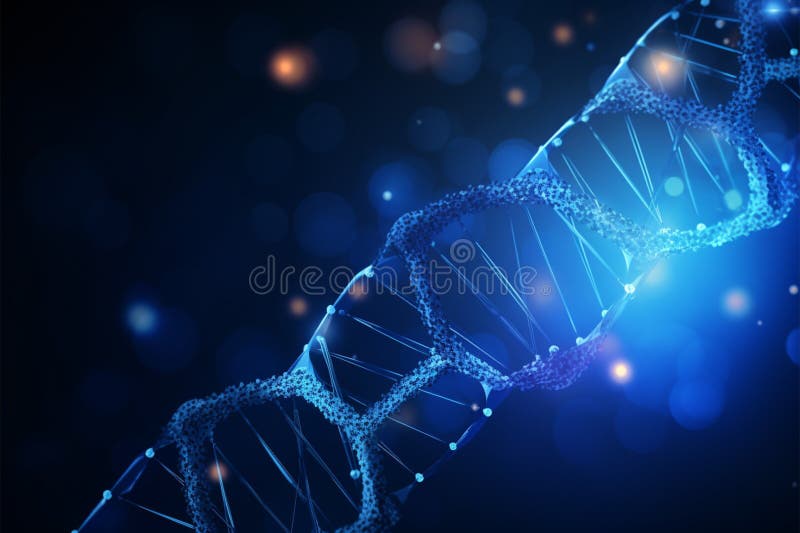 DNA Inspired Science Template Designed for Wallpaper, Banners, or ...