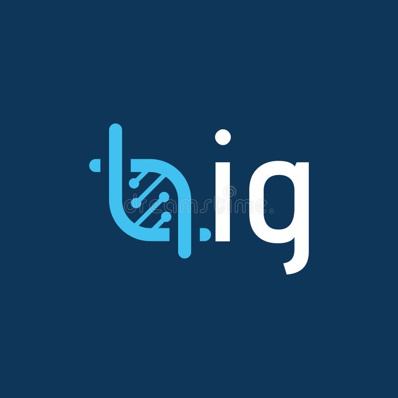 DNA-Inspired Tech Logo stock vector. Illustration of technology - 356823012