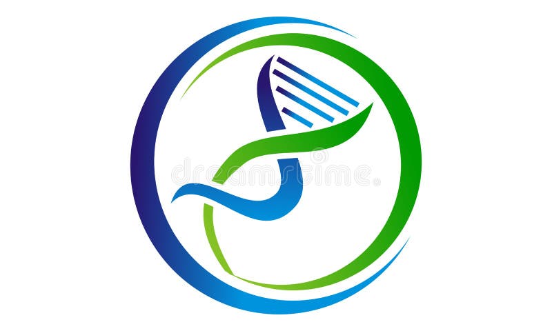 DNA Lab Logo Design Template Stock Vector - Illustration of medication ...