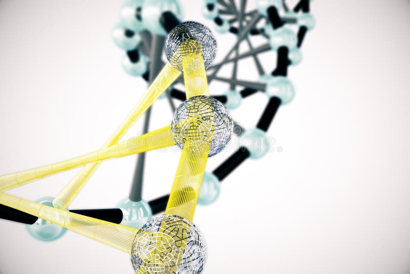 Yellow medical background stock illustration. Illustration of modern ...