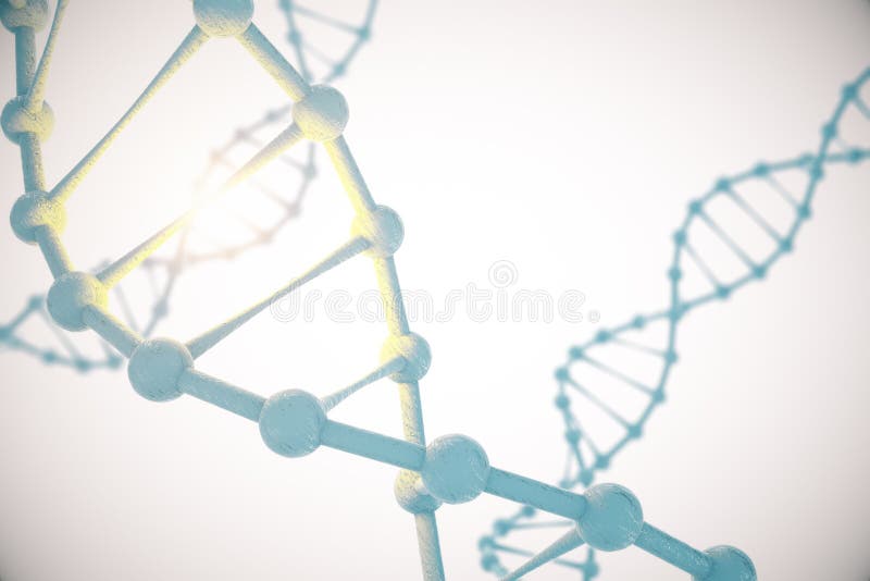 DNA on light background stock illustration. Illustration of macro ...