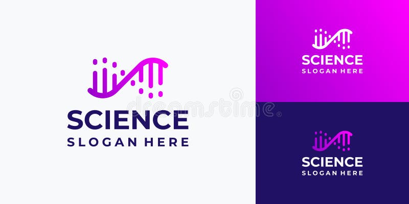 DNA Line Initial S Letter Vector Logo Design with Modern, Simple, Clean ...
