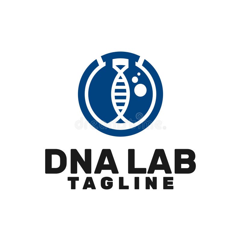 DNA Logo . Science Lab Logo. Stock Illustration - Illustration of ...