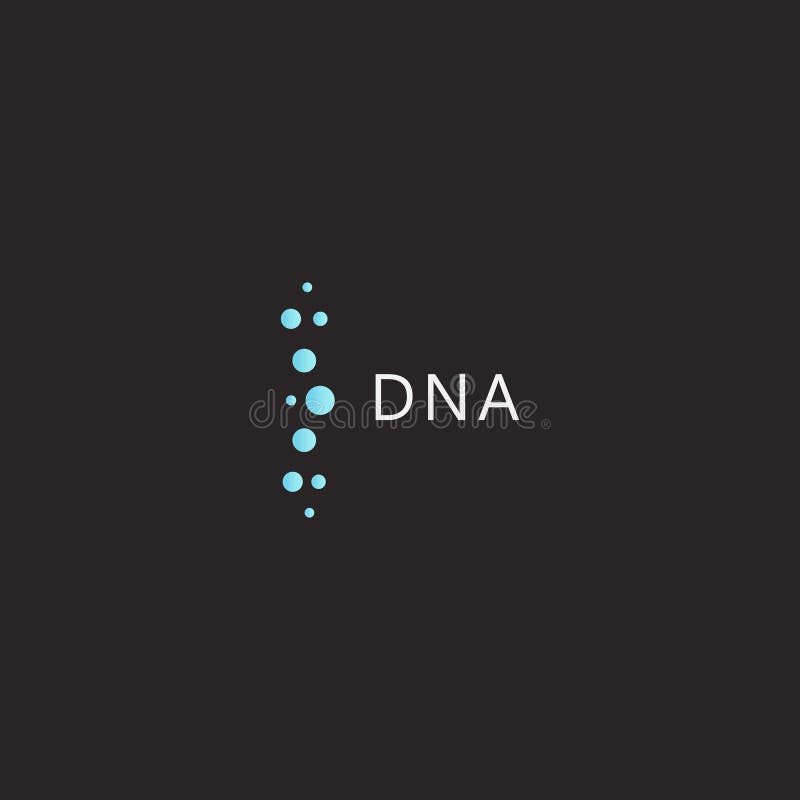O Logo DNA Icon in Blue Colors Stock Vector - Illustration of icon ...