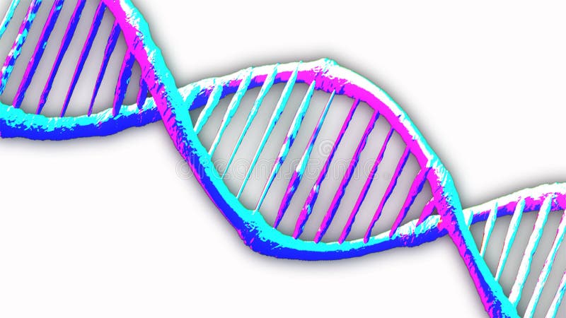 DNA. Medical and Technology Background. Futuristic Molecule Structure ...