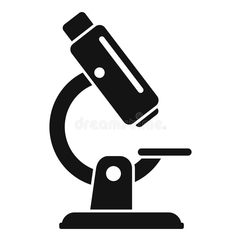Dna Microscope Icon Simple Vector. Gmo Food Stock Illustration ...