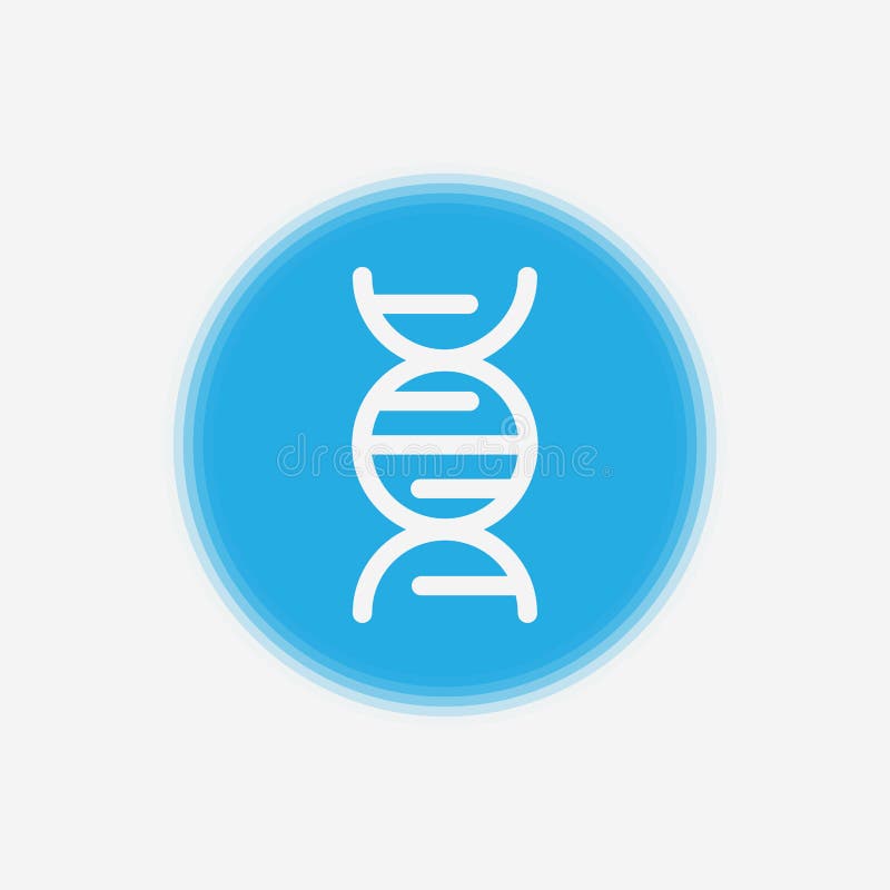Dna Vector Icon Sign Symbol Stock Vector - Illustration of icon ...