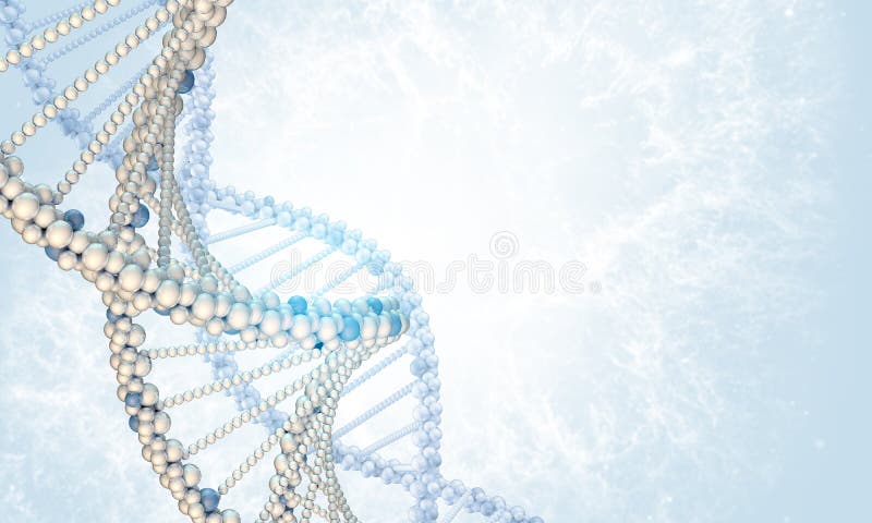 DNA model stock illustration. Illustration of gradient - 45039434