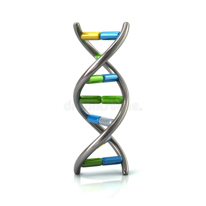DNA model icon stock illustration. Illustration of abstract - 96518698