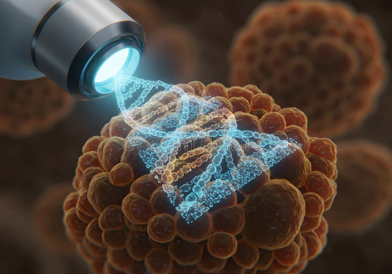 Dna Modification Technology Illustration Stock Illustration ...
