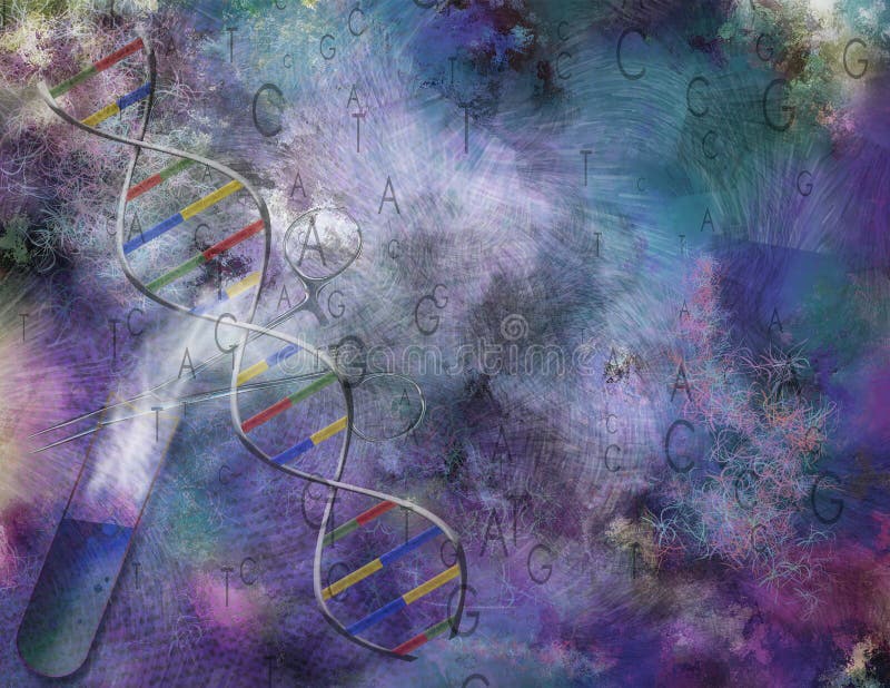 DNA modifications stock illustration. Illustration of chemist - 274666967