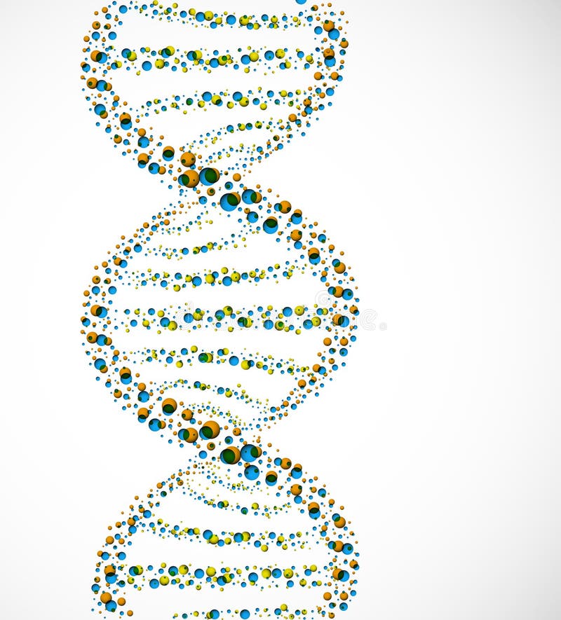 DNA symbol stock illustration. Illustration of blue, genetic - 10138887