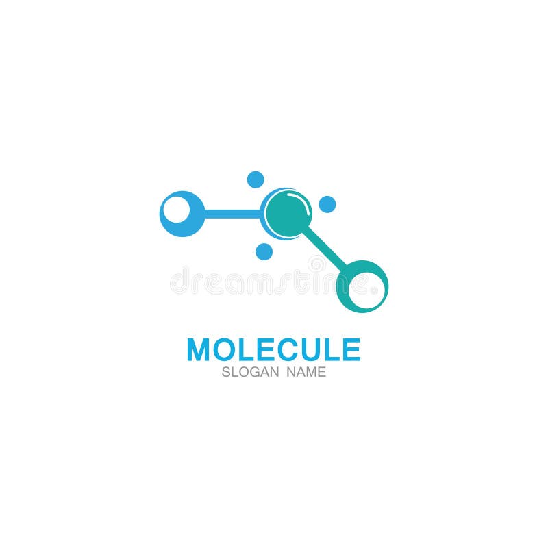 DNA Molecule Atom Logo Abstract Technology Design Vector. Stock Vector ...